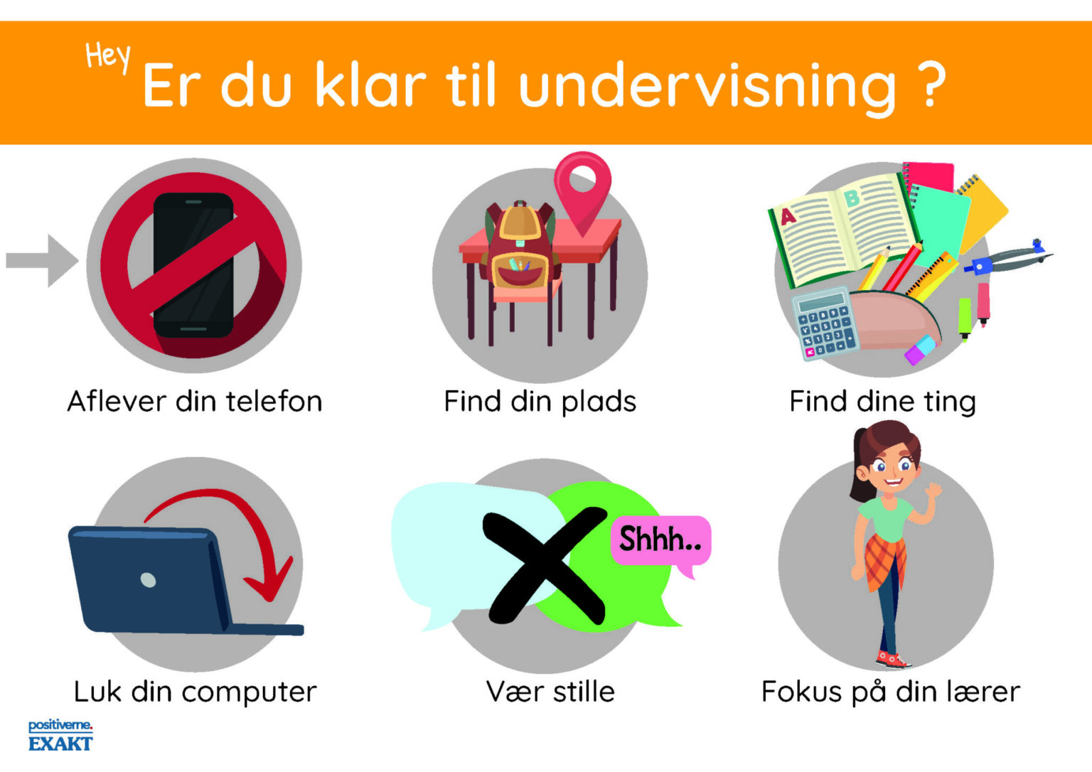 Ophæng, Klar til undervisning, Udskoling og Mellemtrin | Positiverne