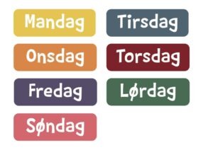 Piktogrammagneter til 'dagen i dag' whiteboardtavle - Positiverne