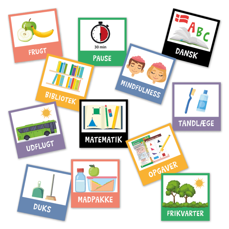 Piktogrammagneter Udskolingspakke - 71 stk. | Positiverne